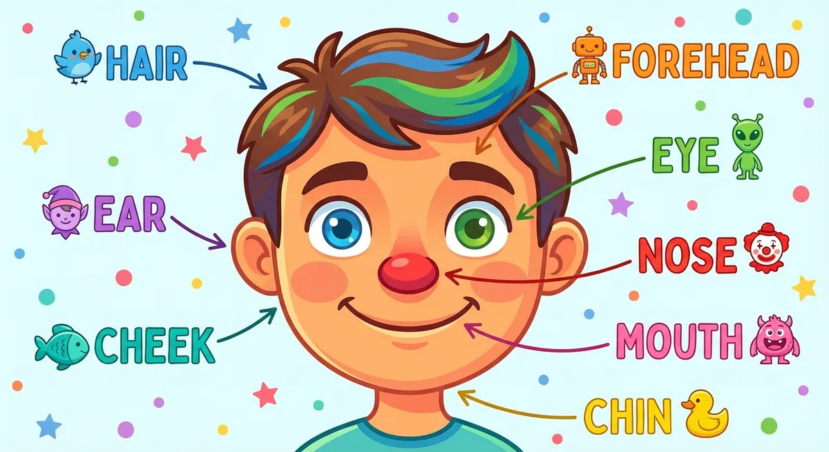 Las partes de la cara: el vocabulario - Break into English