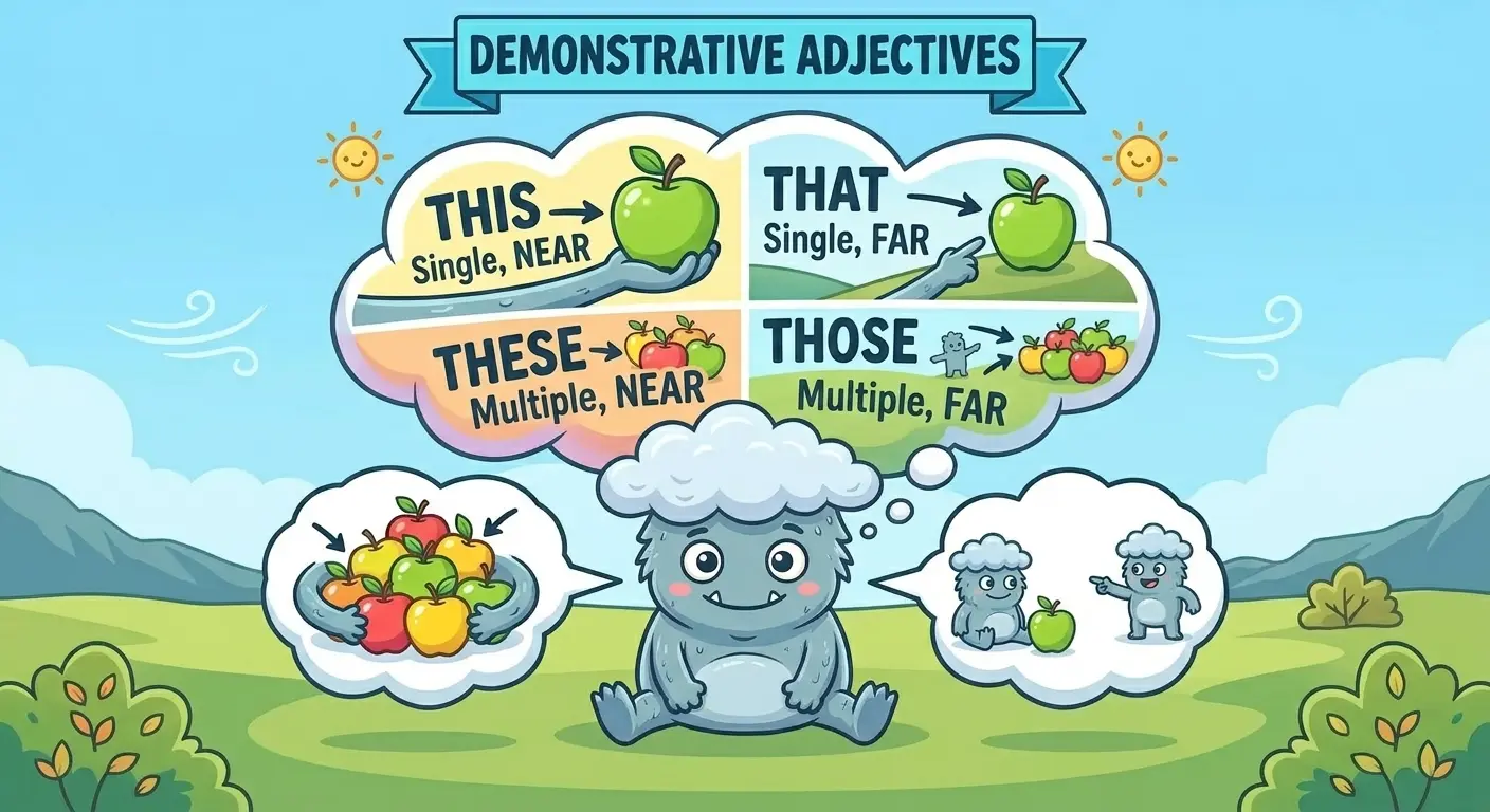 Demonstrative adjective : examples and exercices - Break into English